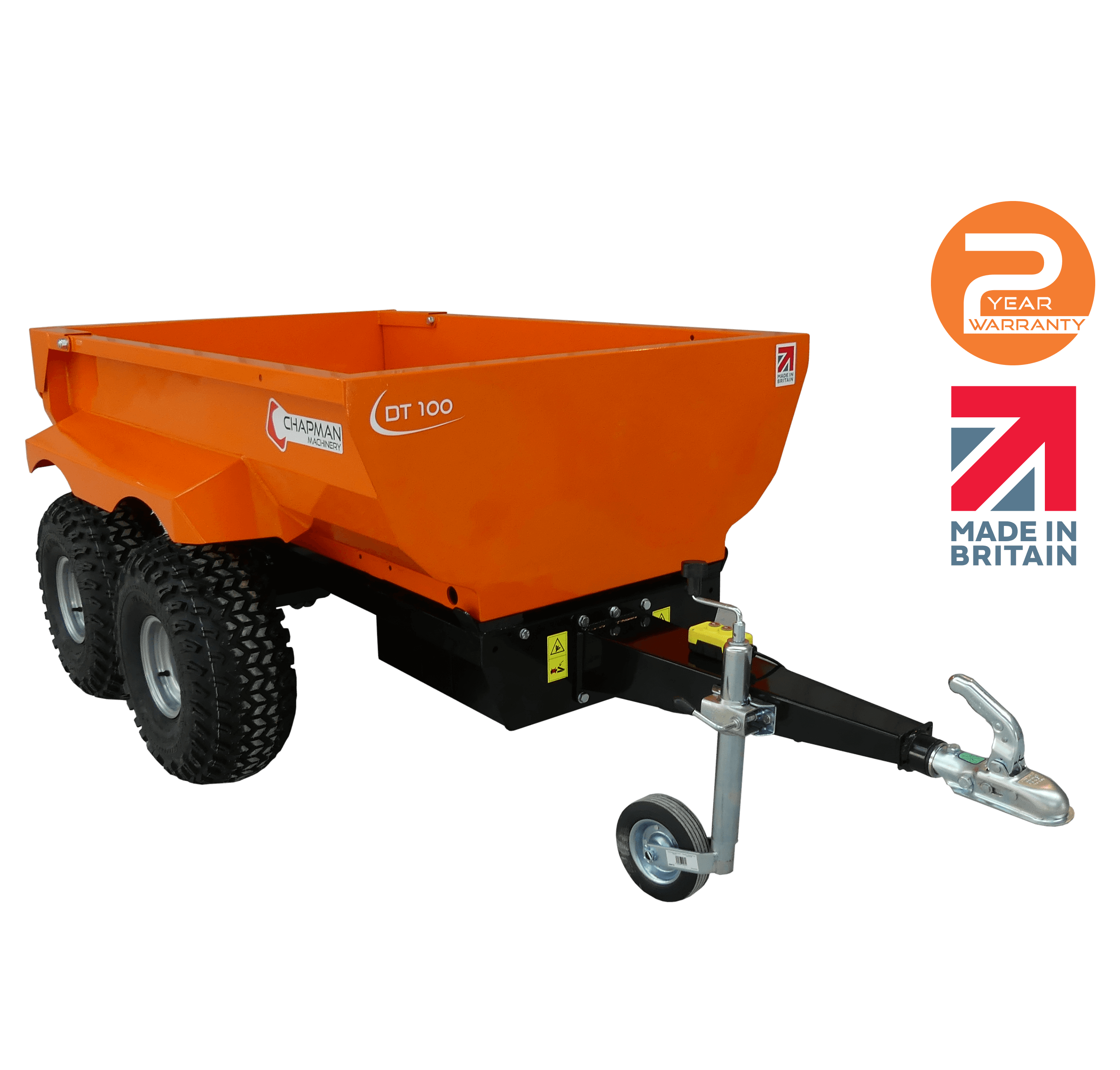 Chapman DT100 TIPPING TRAILER | Yorkshire All Terrain Vehicle Ltd
